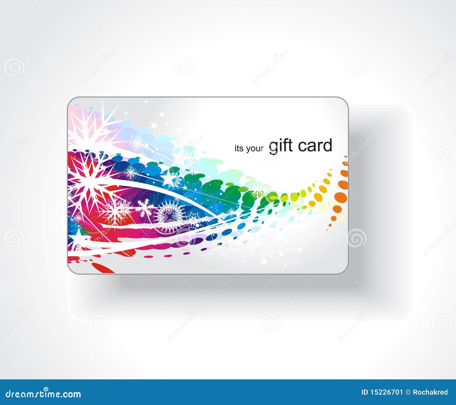 Beautiful gift card stock vector. Illustration of futuristic - 15226701