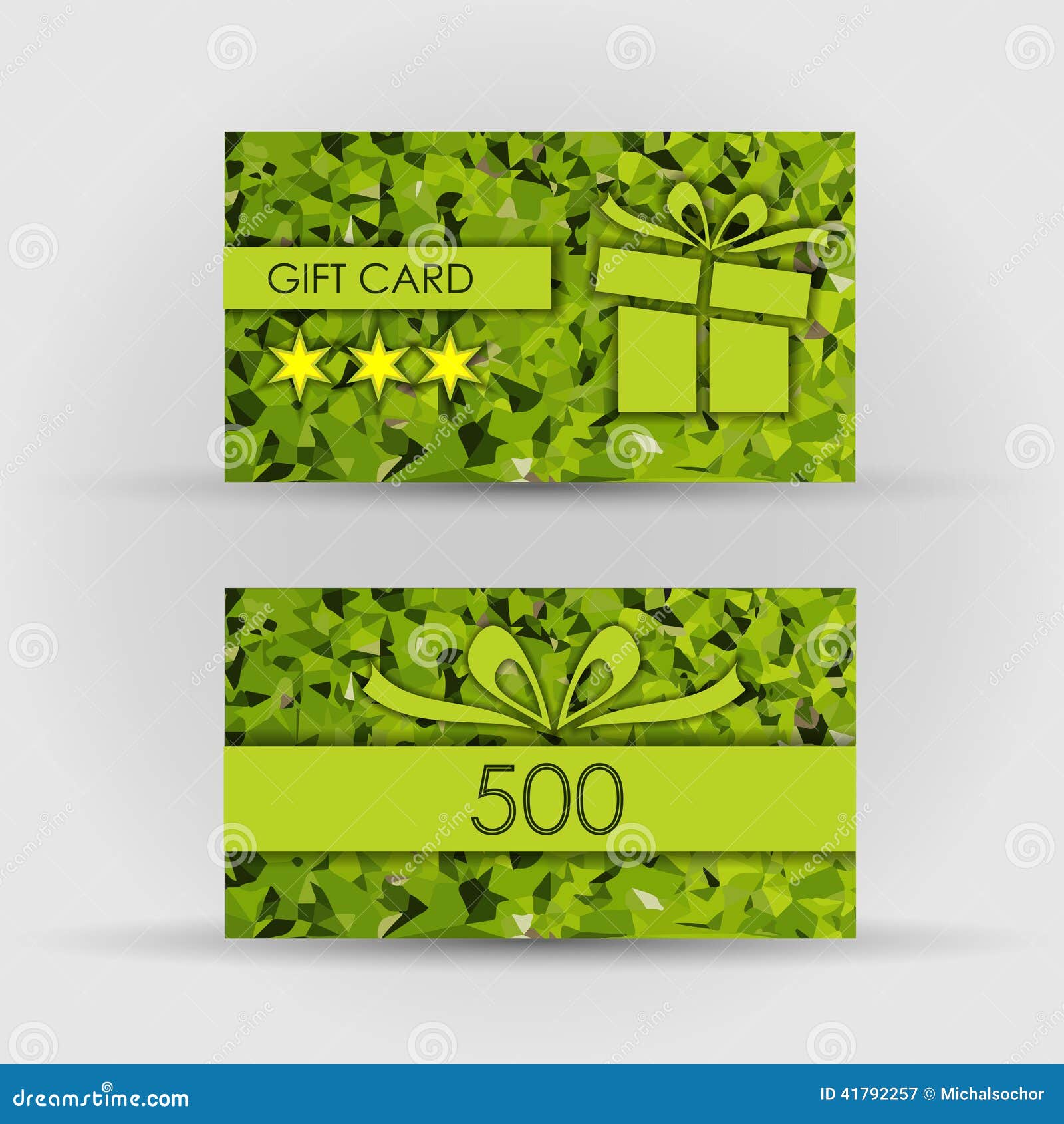 Beautiful Gift Card, Illustration. Stock Vector - Illustration of ...