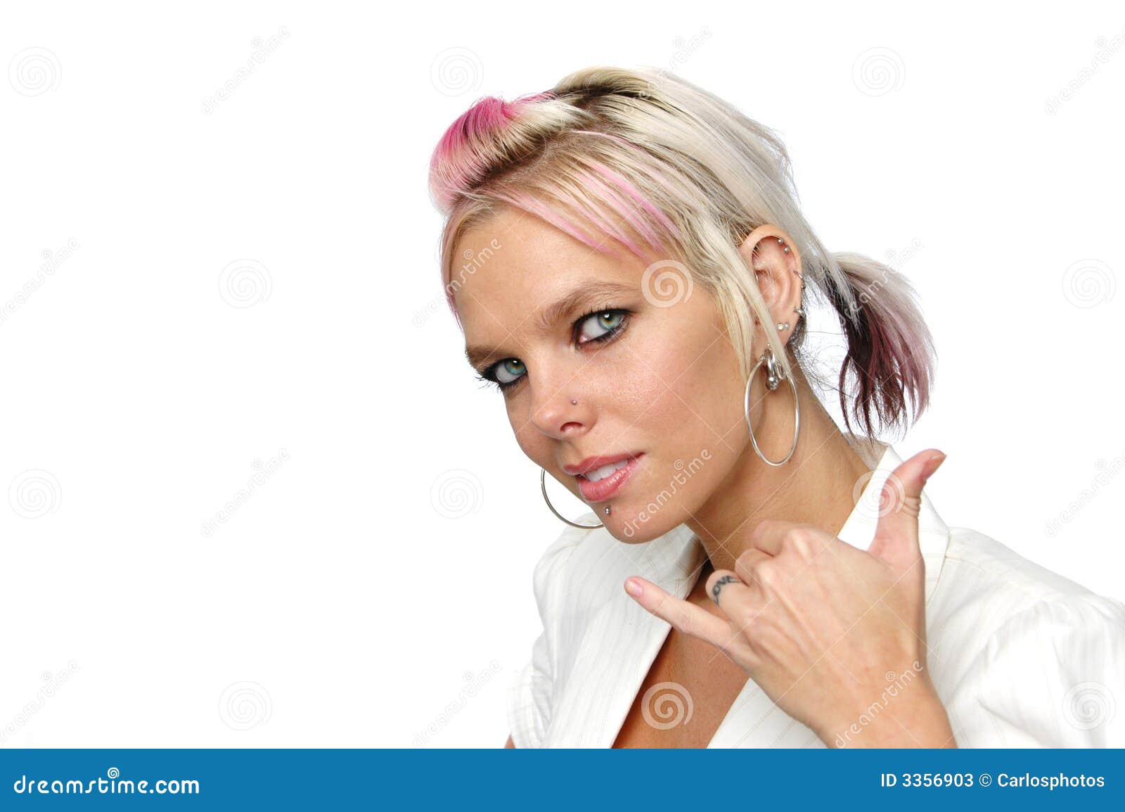 Beautiful girl stock image. Image of gossip, hand, message - 3356903