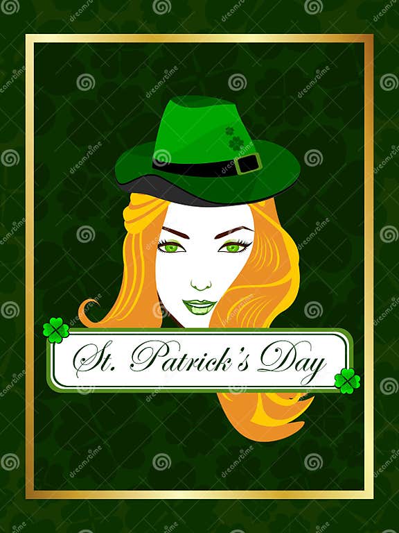 A Beautiful Girl is on the Batch. Stock Vector - Illustration of golden ...