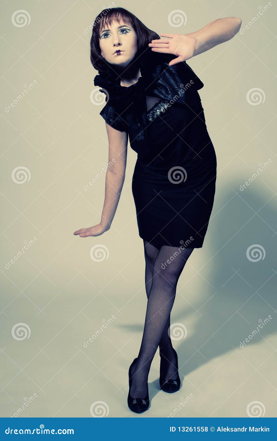 Beautiful Girl with Chess Makeup Stock Photo - Image of elegance ...