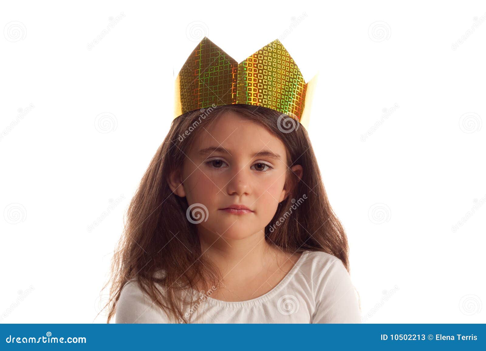 Beautiful Girl with a Crown on Stock Image - Image of ballet ...