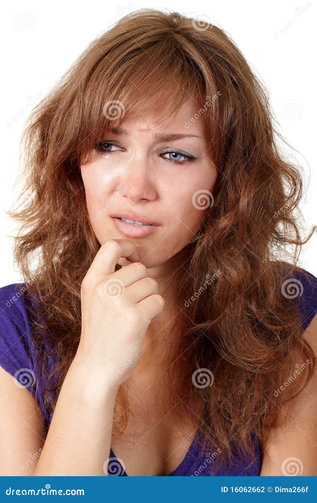 Beautiful girl crying stock photo. Image of facial, caucasian - 16062662