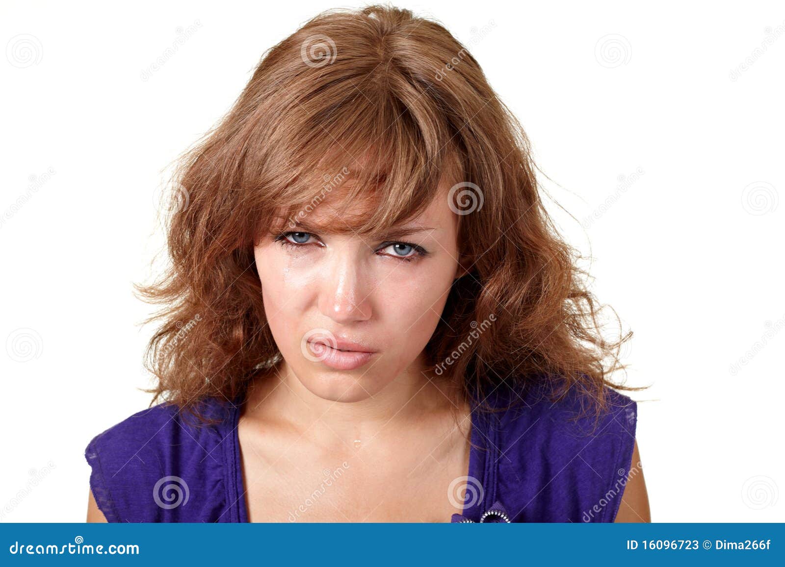 Beautiful girl crying stock image. Image of beauty, crying - 16096723