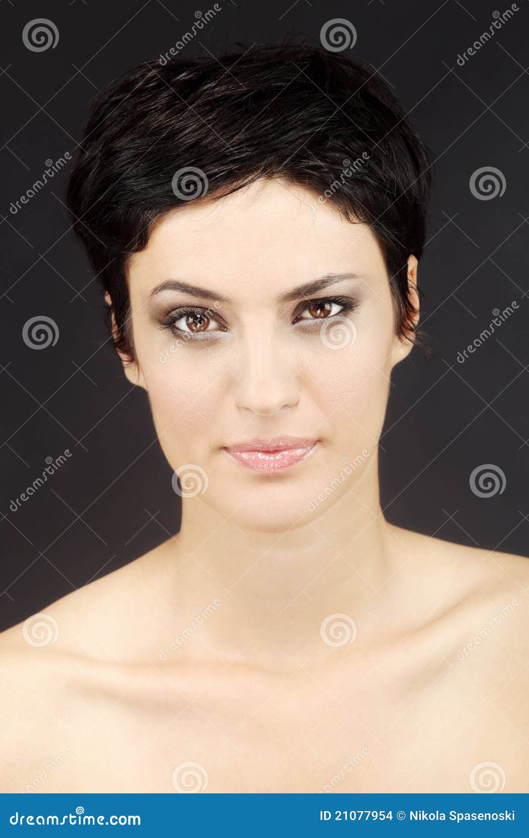 Beautiful Girl with Curious Expression Stock Photo - Image of emotional ...