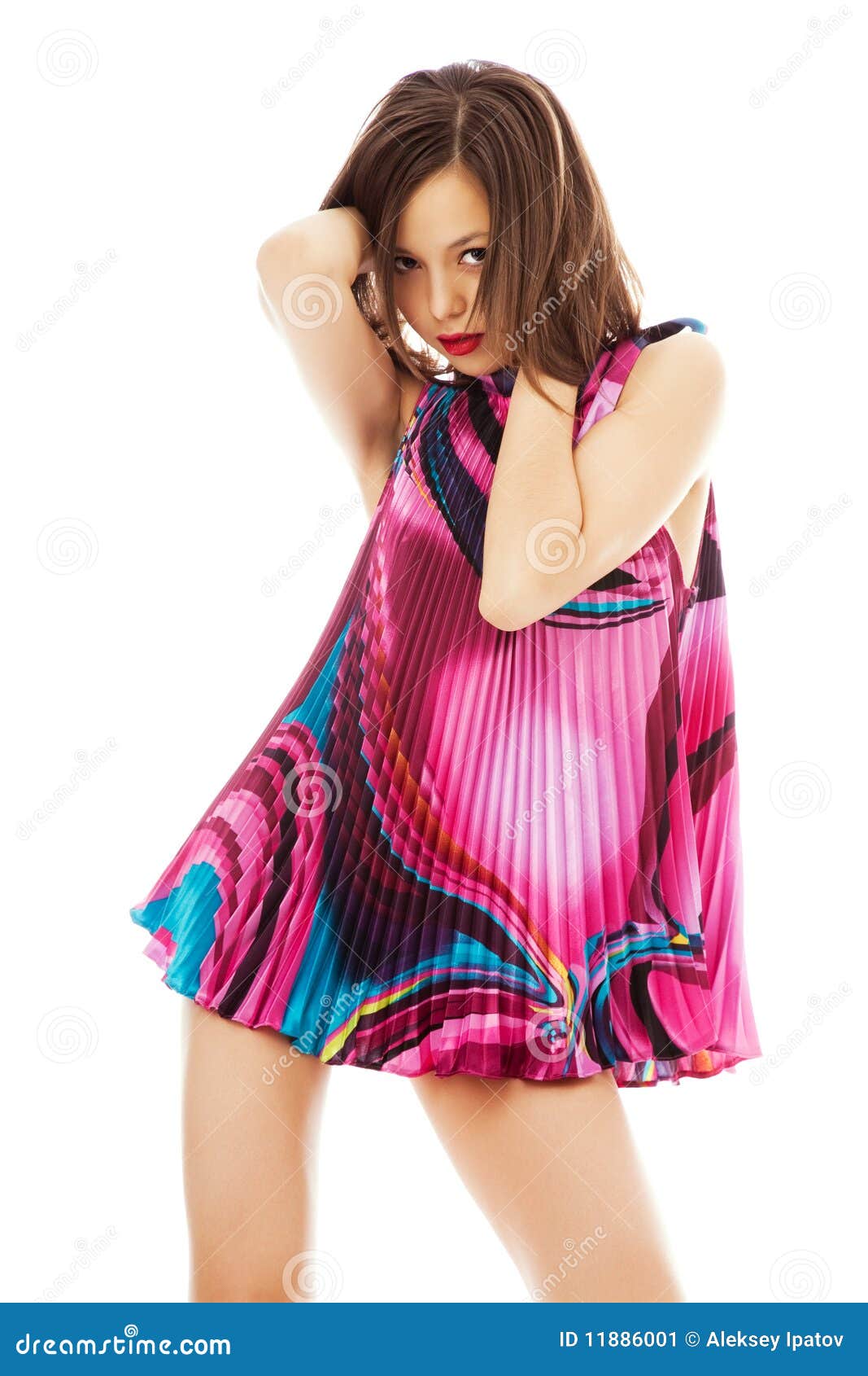 Beautiful girl dancing stock image. Image of attractive - 11886001