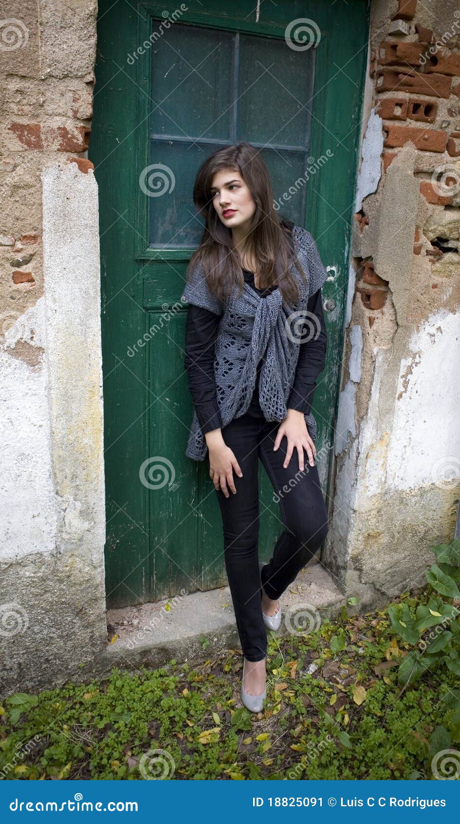 Beautiful Girl in the farm stock image. Image of eyes - 18825091