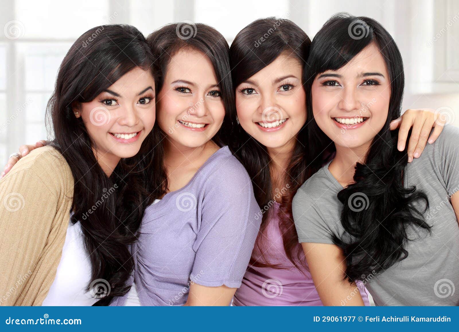 Beautiful Girl Friend Smiling Stock Image - Image of female, people ...