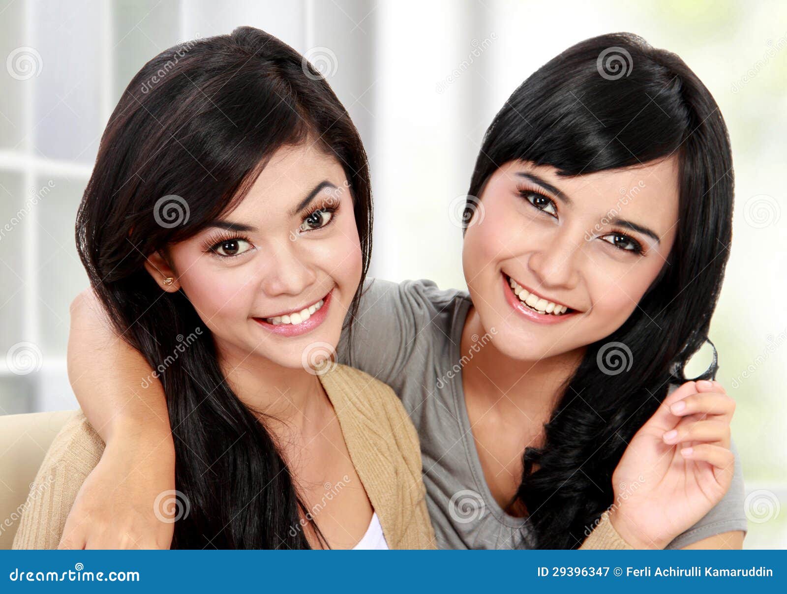 Beautiful Girl Friend Smiling Stock Image - Image of smile, happiness ...