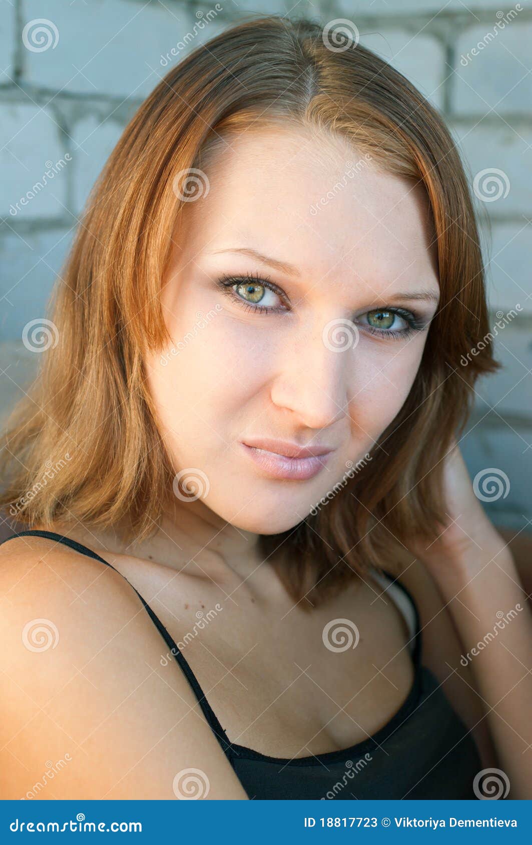 Beautiful girl on a grey stock image. Image of young - 18817723