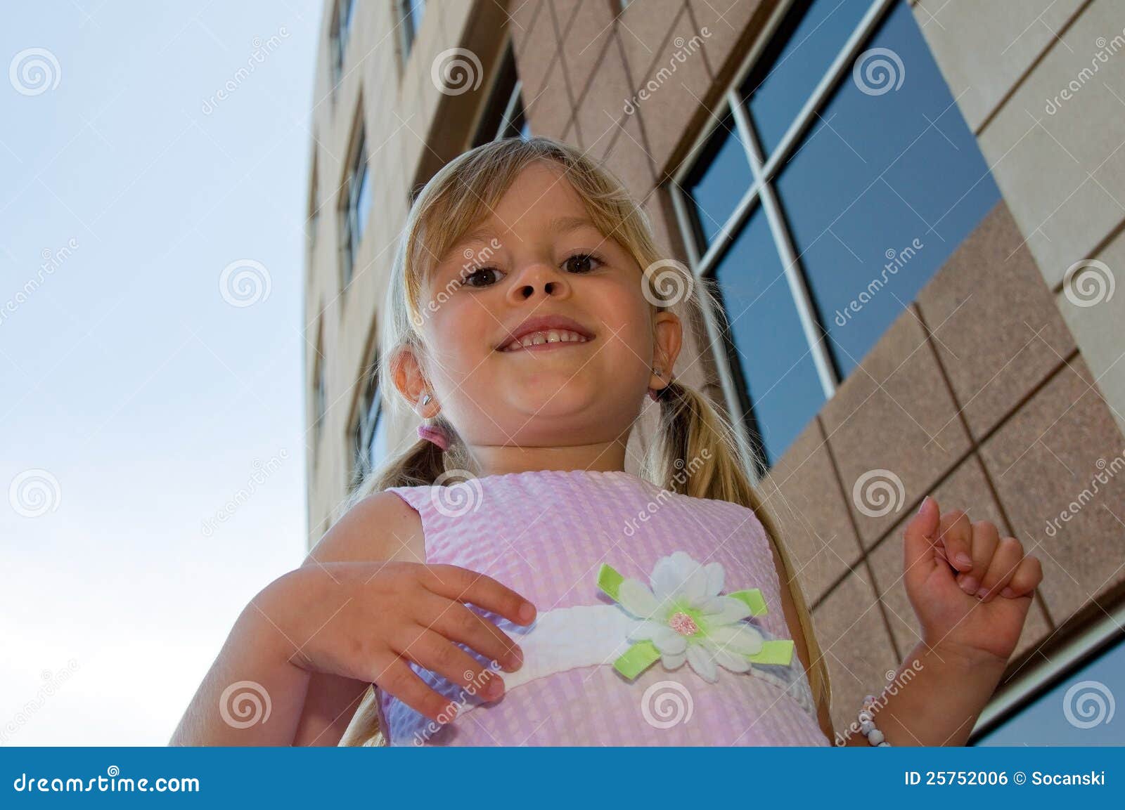 Beautiful girl growing stock photo. Image of excited - 25752006