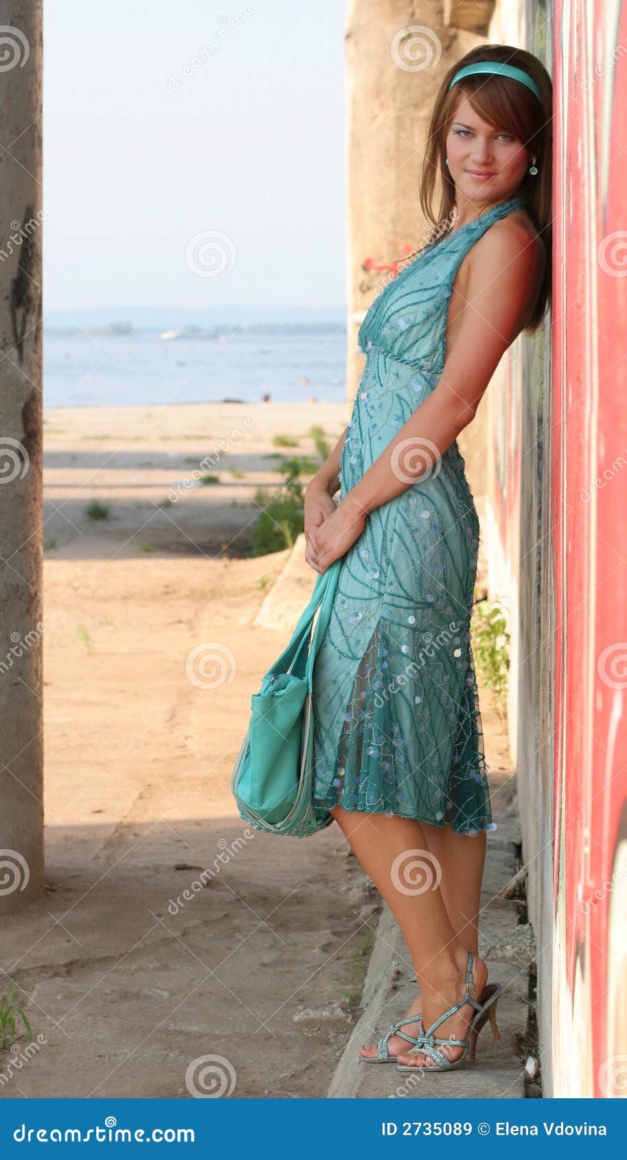 Beautiful Girl with a Handbag Stock Image - Image of fashion, person ...