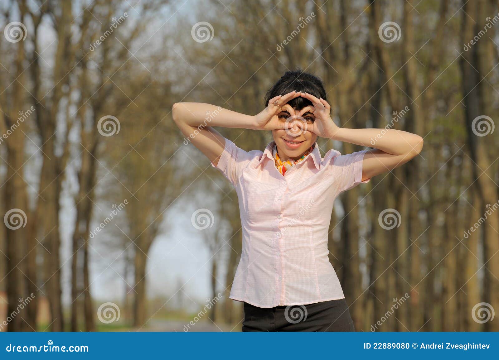 Beautiful girl having fun stock photo. Image of nature - 22889080