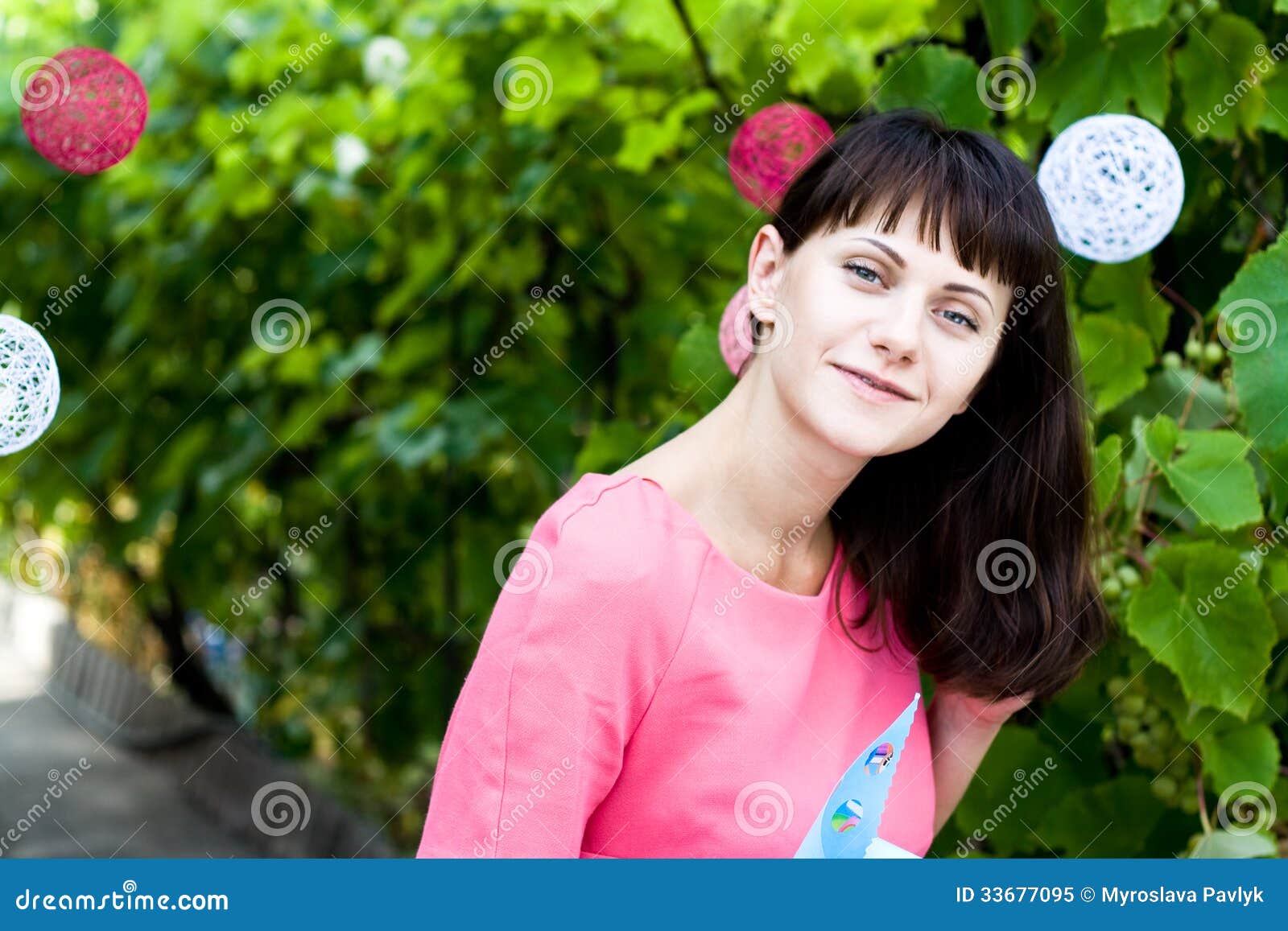 Beautiful Girl Holding a Windmill Stock Image - Image of green, love ...