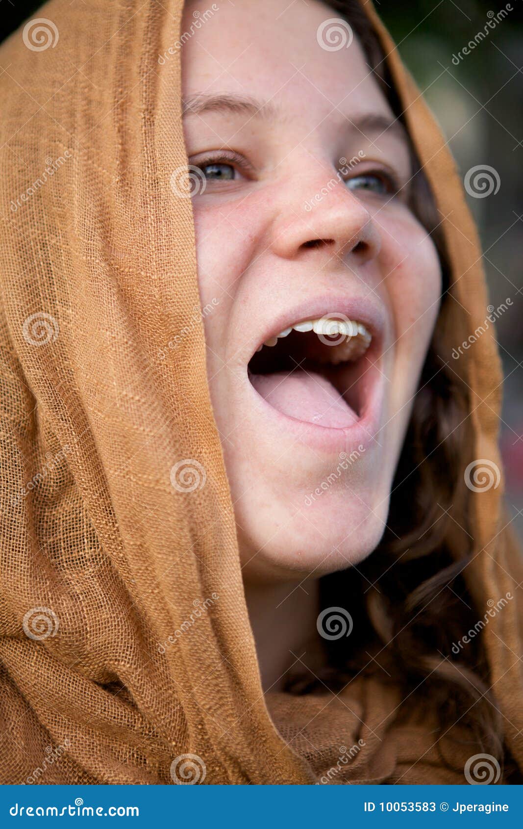 Beautiful Girl with Hood stock image. Image of glamour - 10053583