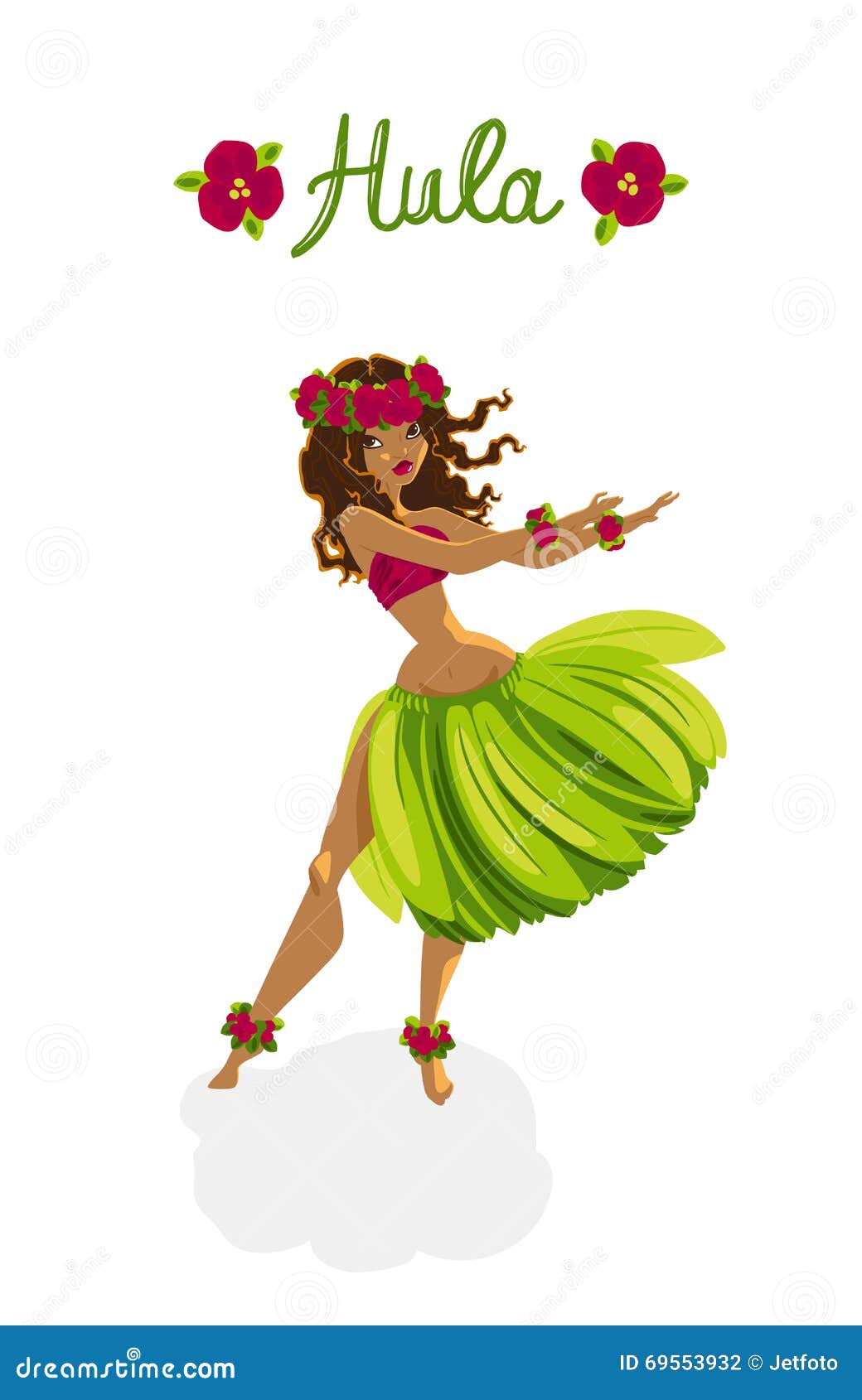 Hula Dancer Stock Photography | CartoonDealer.com #2173952