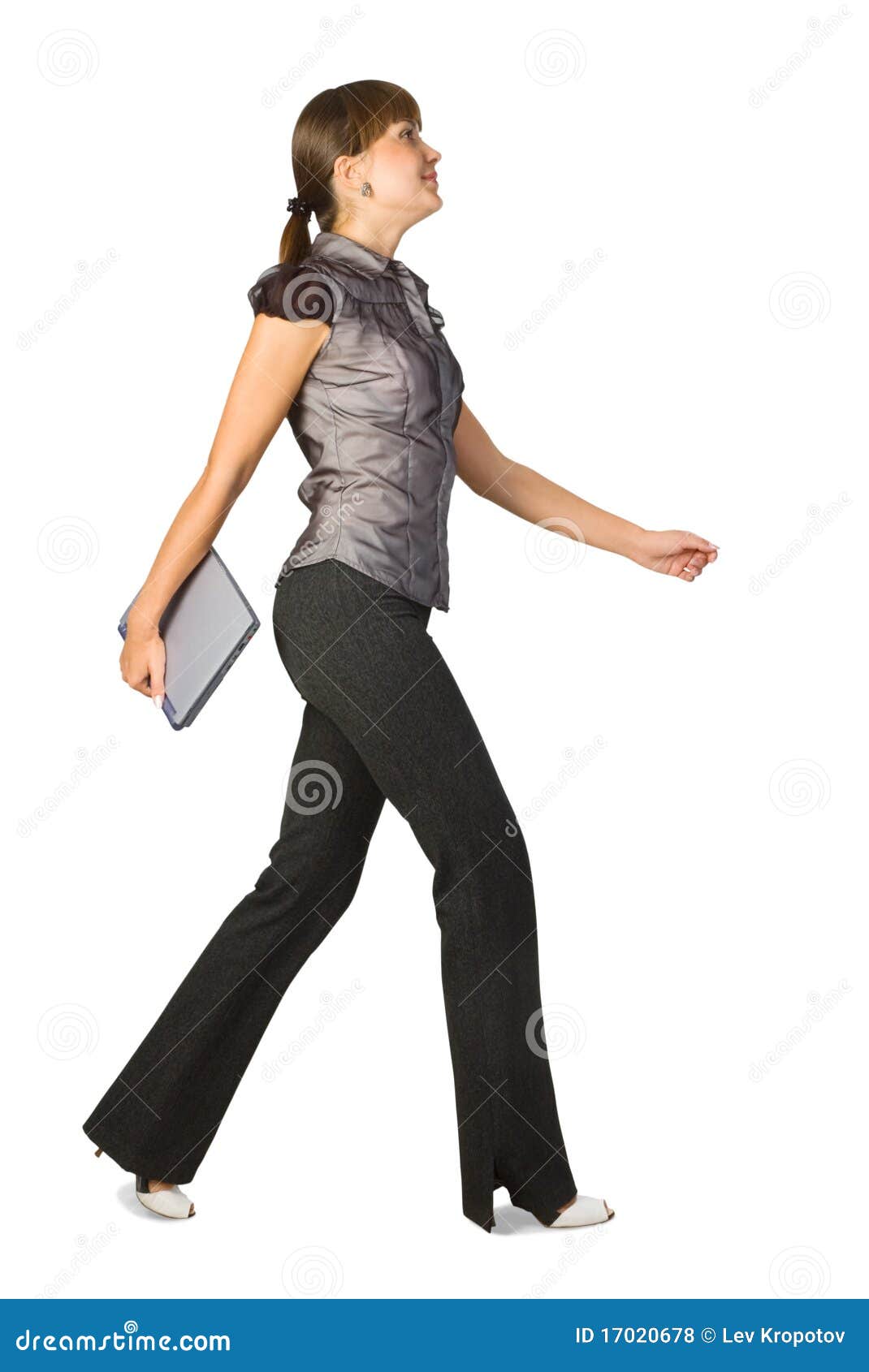 Beautiful girl with laptop stock photo. Image of student - 17020678