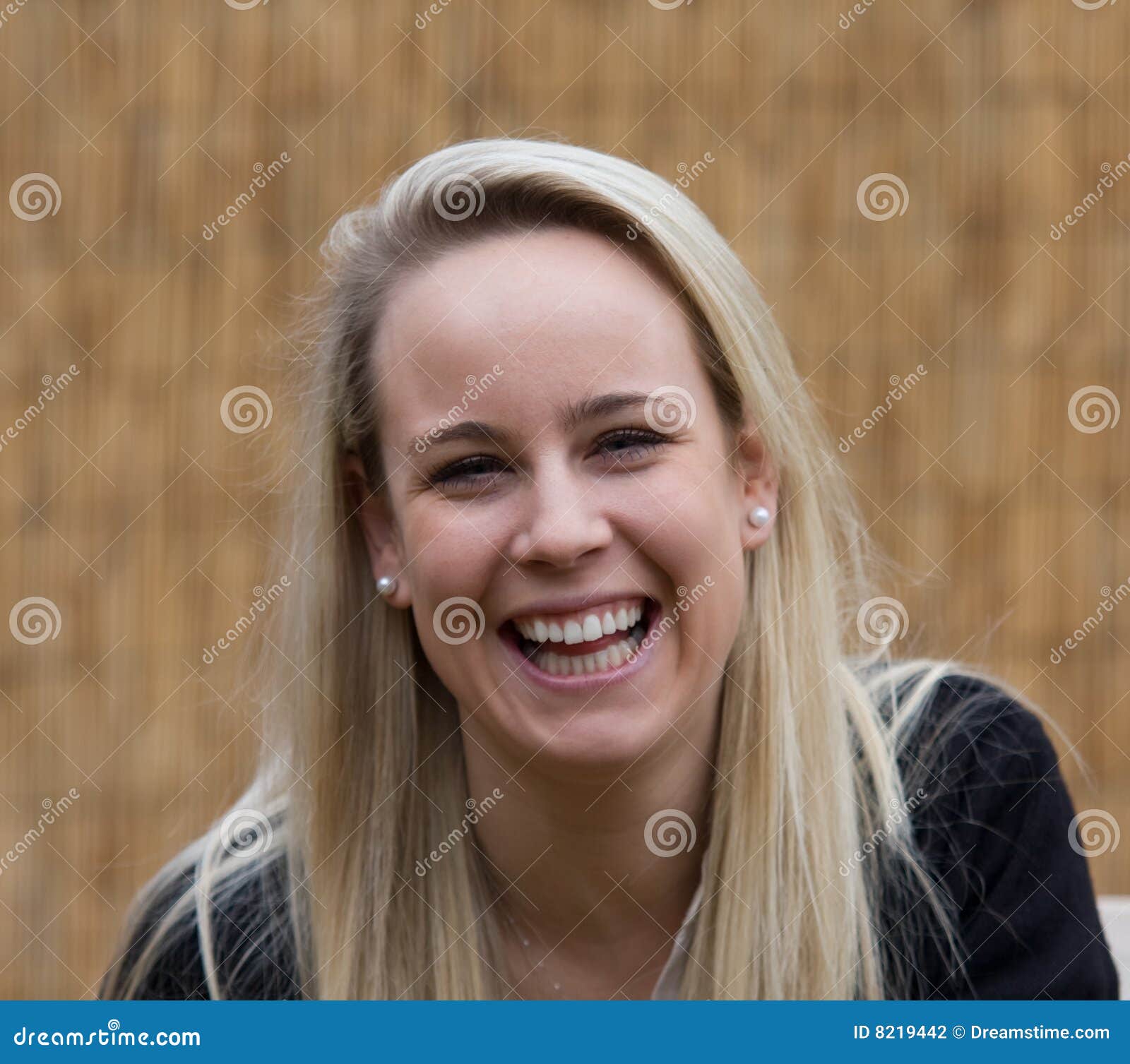 Beautiful Girl Laughing stock photo. Image of attractive - 8219442