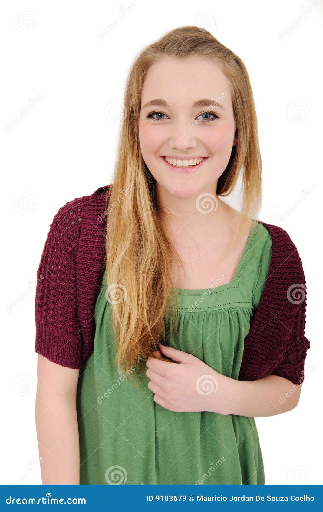 Beautiful Girl Laughing Cheerful Stock Image - Image of female, copy ...
