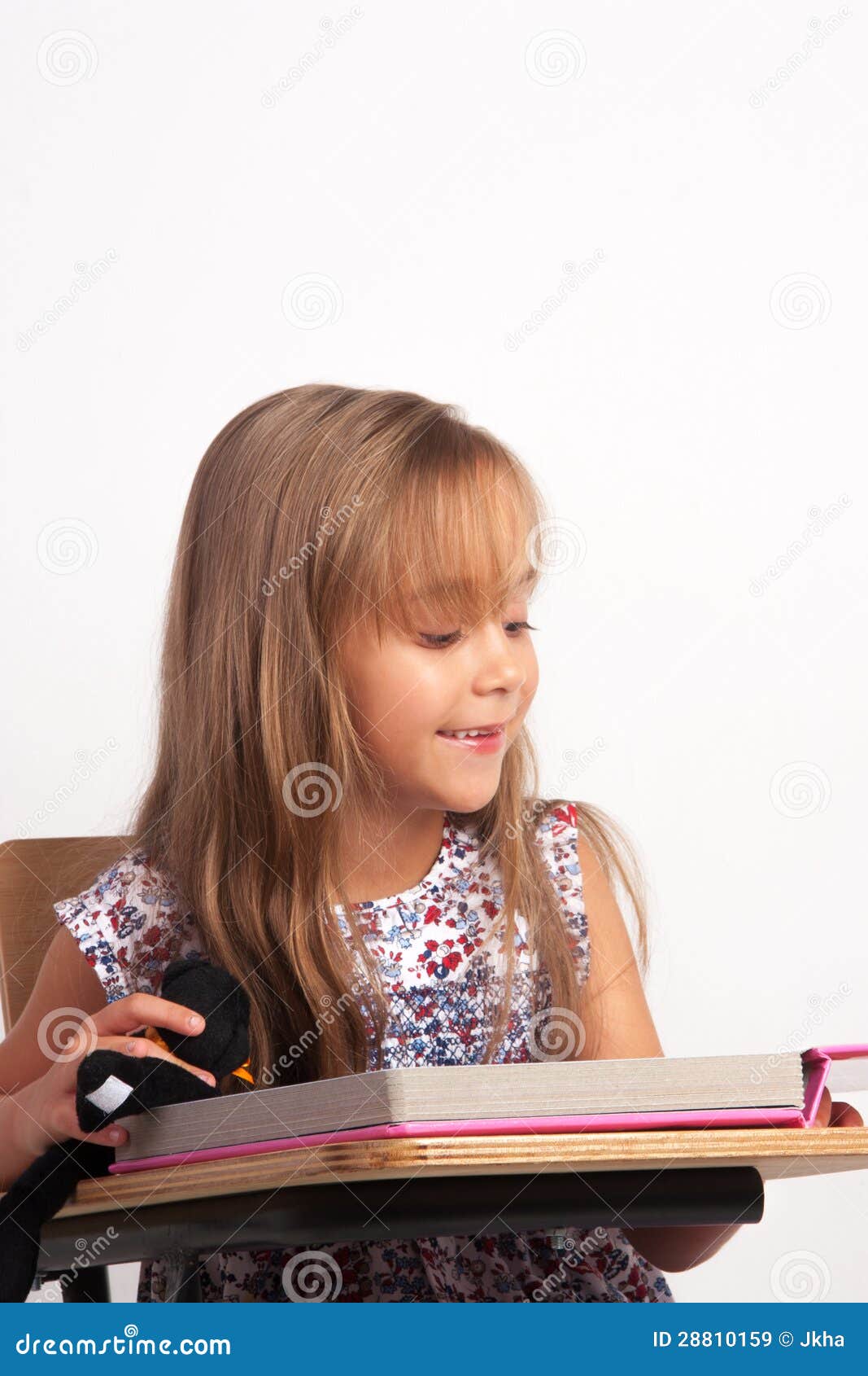 Beautiful Girl Learning stock image. Image of person - 28810159