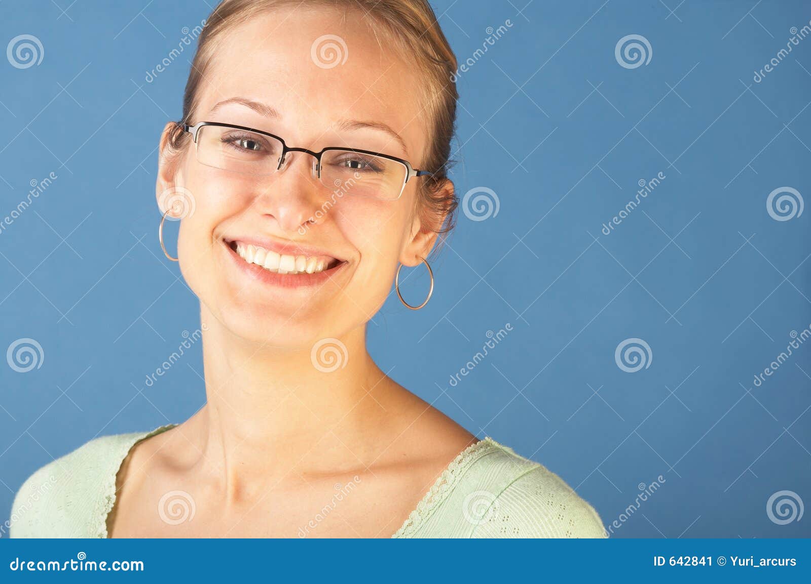 Beautiful Girl Looking Happy Stock Image - Image of isolated, adult: 642841