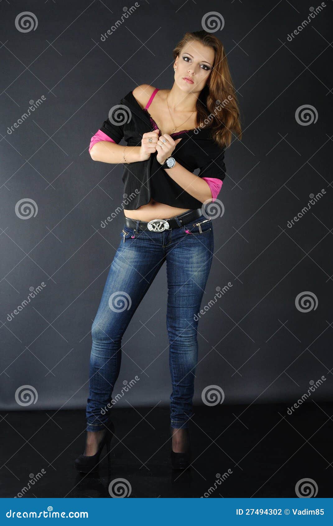 Beautiful girl model stock photo. Image of luxury, makeup - 27494302