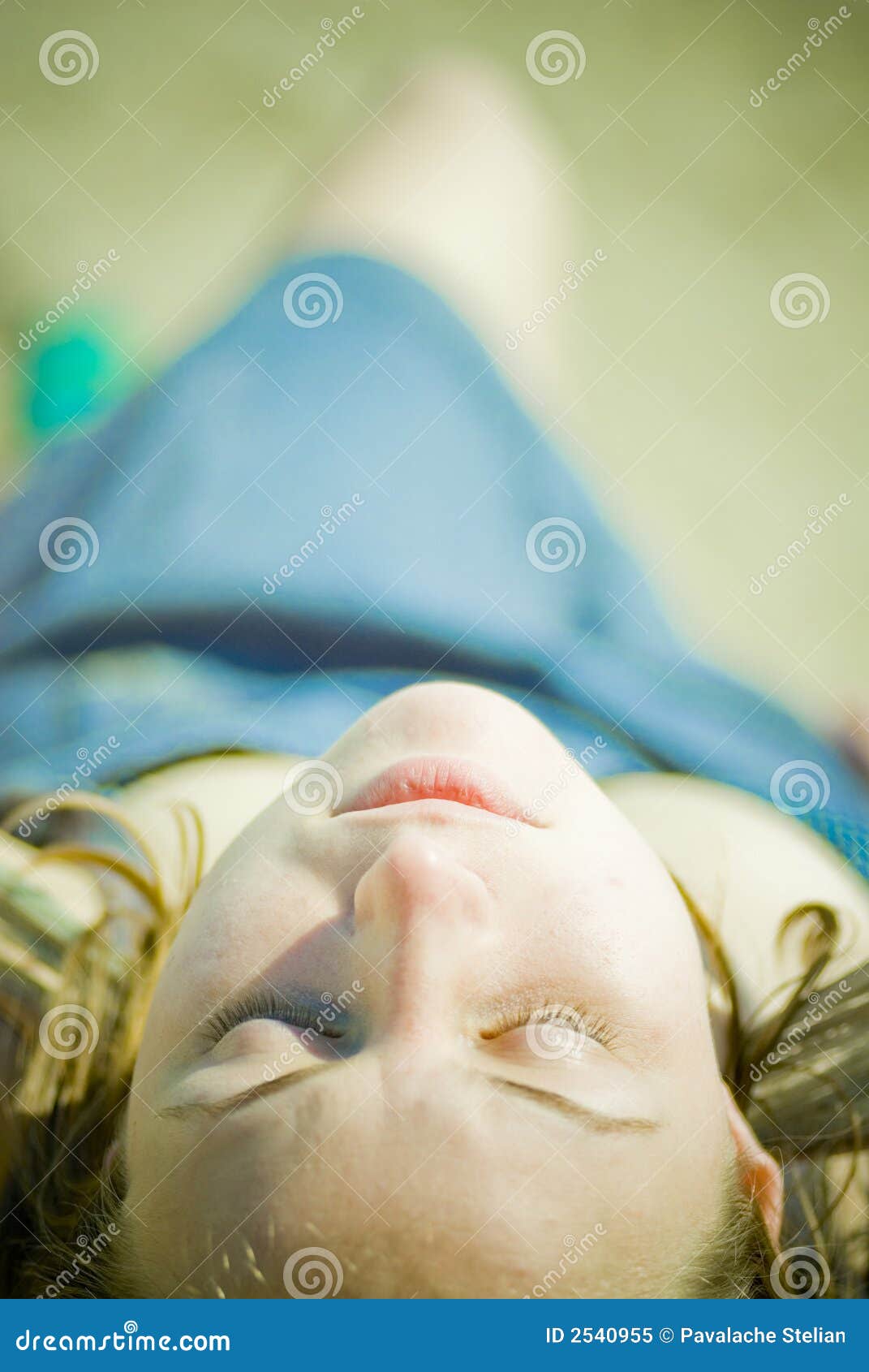Beautiful Girl in the Morning Stock Image - Image of dreaming ...