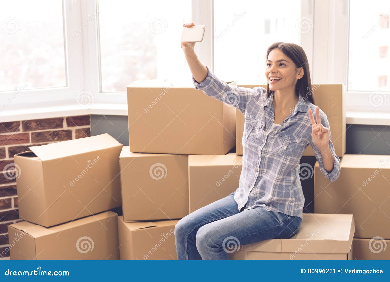 Beautiful girl moving stock image. Image of girl, estate - 80996231