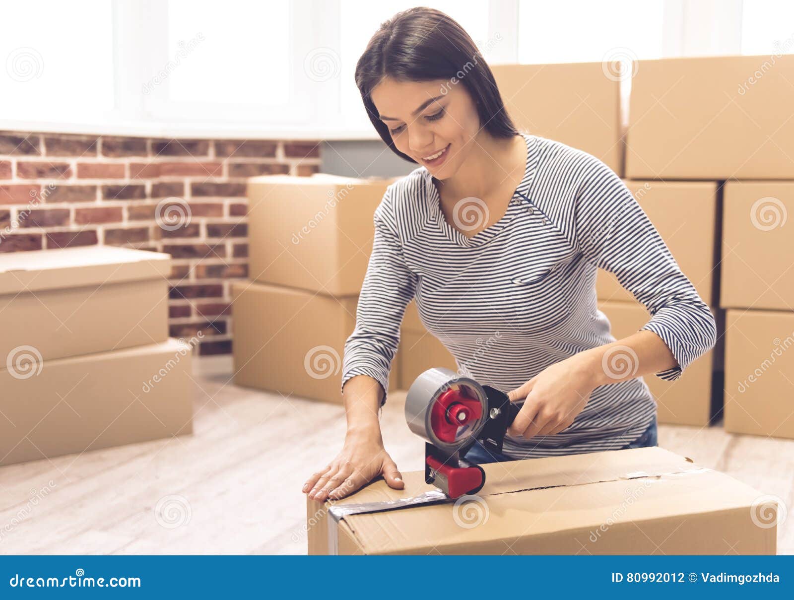 Beautiful girl moving stock photo. Image of beautiful - 80992012