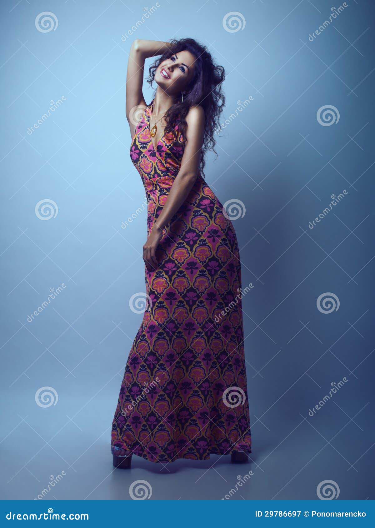 Beautiful Girl Photographed in a Cold Tone Stock Image - Image of ...