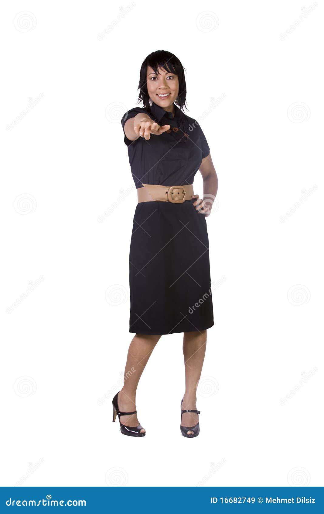 Beautiful Girl Pointing To the Camera Stock Image - Image of gorgeous ...