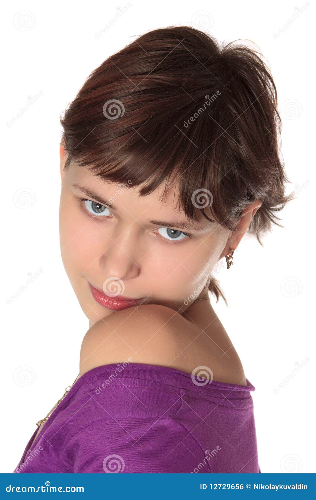 Beautiful girl poses stock photo. Image of person, elegance - 12729656