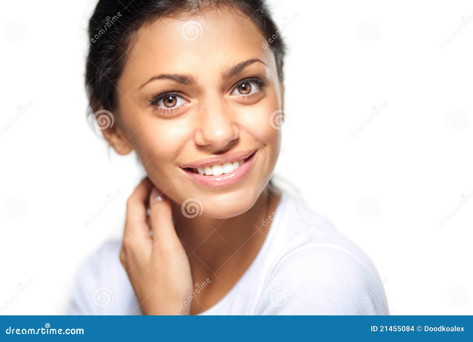 Beautiful Girl With Pretty Smile Stock Photo - Image of girl, beautiful ...