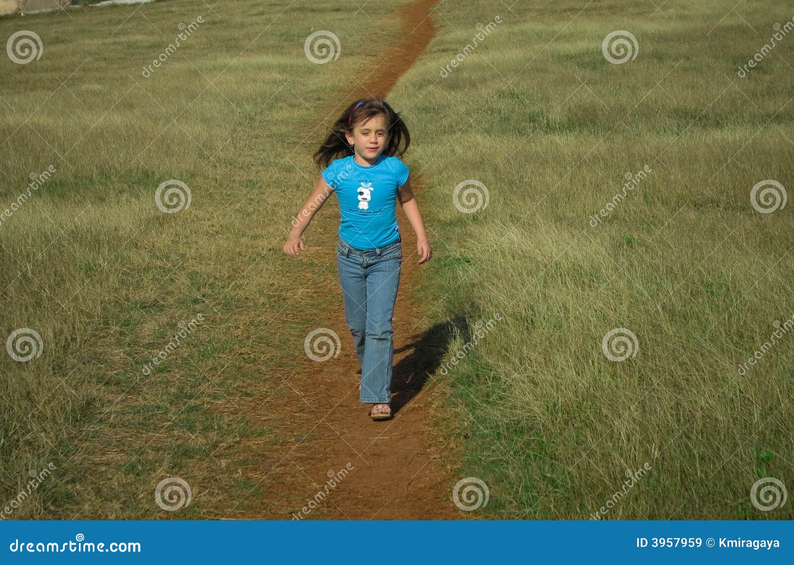 Beautiful girl running stock image. Image of young, people - 3957959
