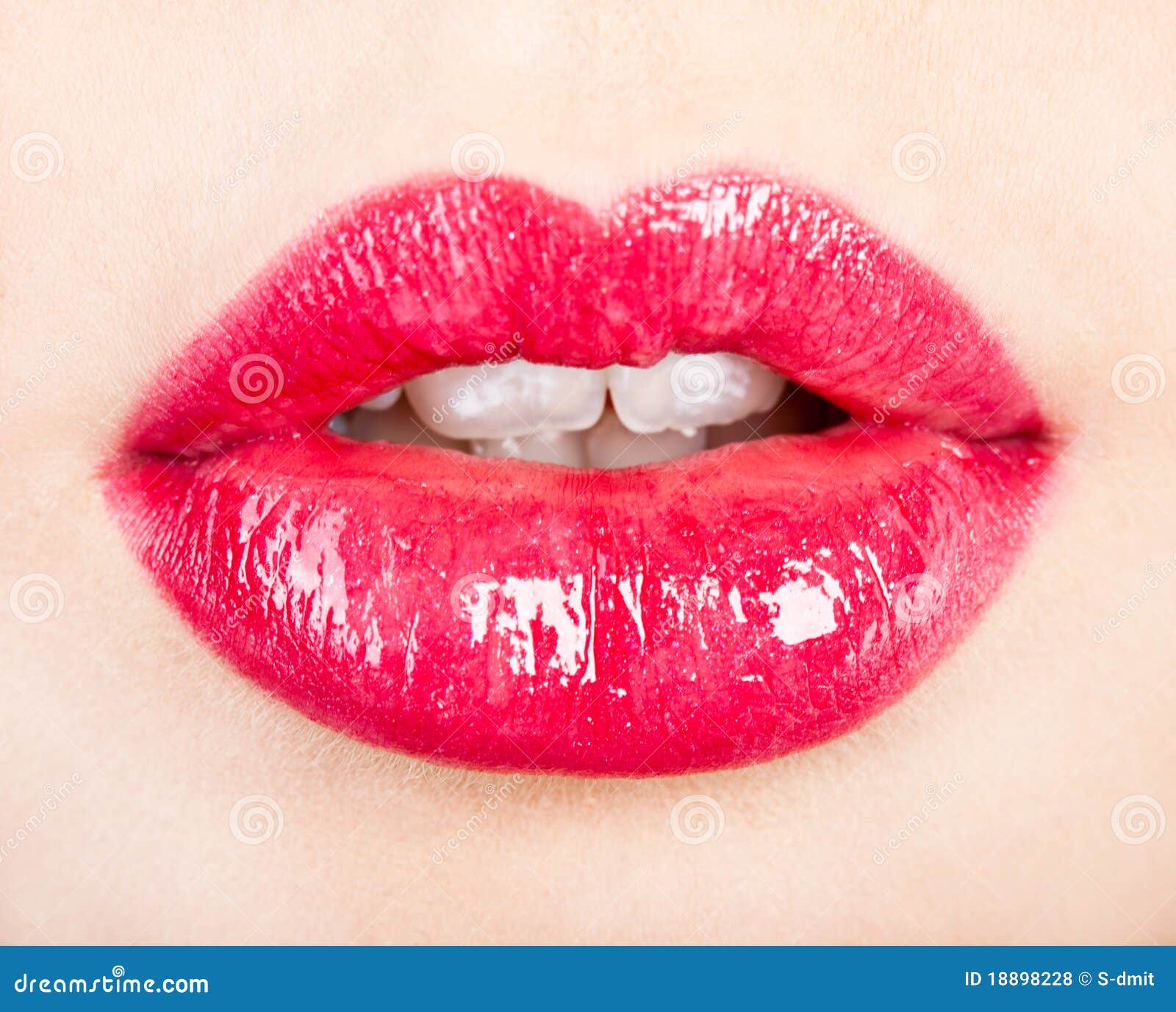 A beautiful girl s lips stock photo. Image of girl, lips - 18898228