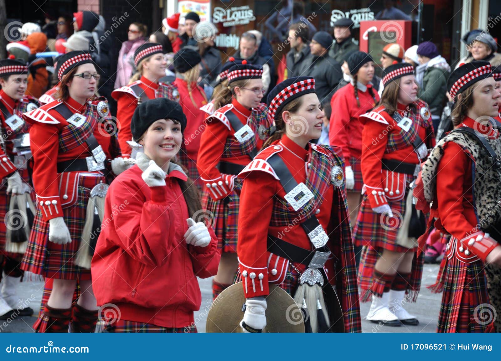 Beautiful Girl in the Santa Parade Editorial Photo - Image of view ...