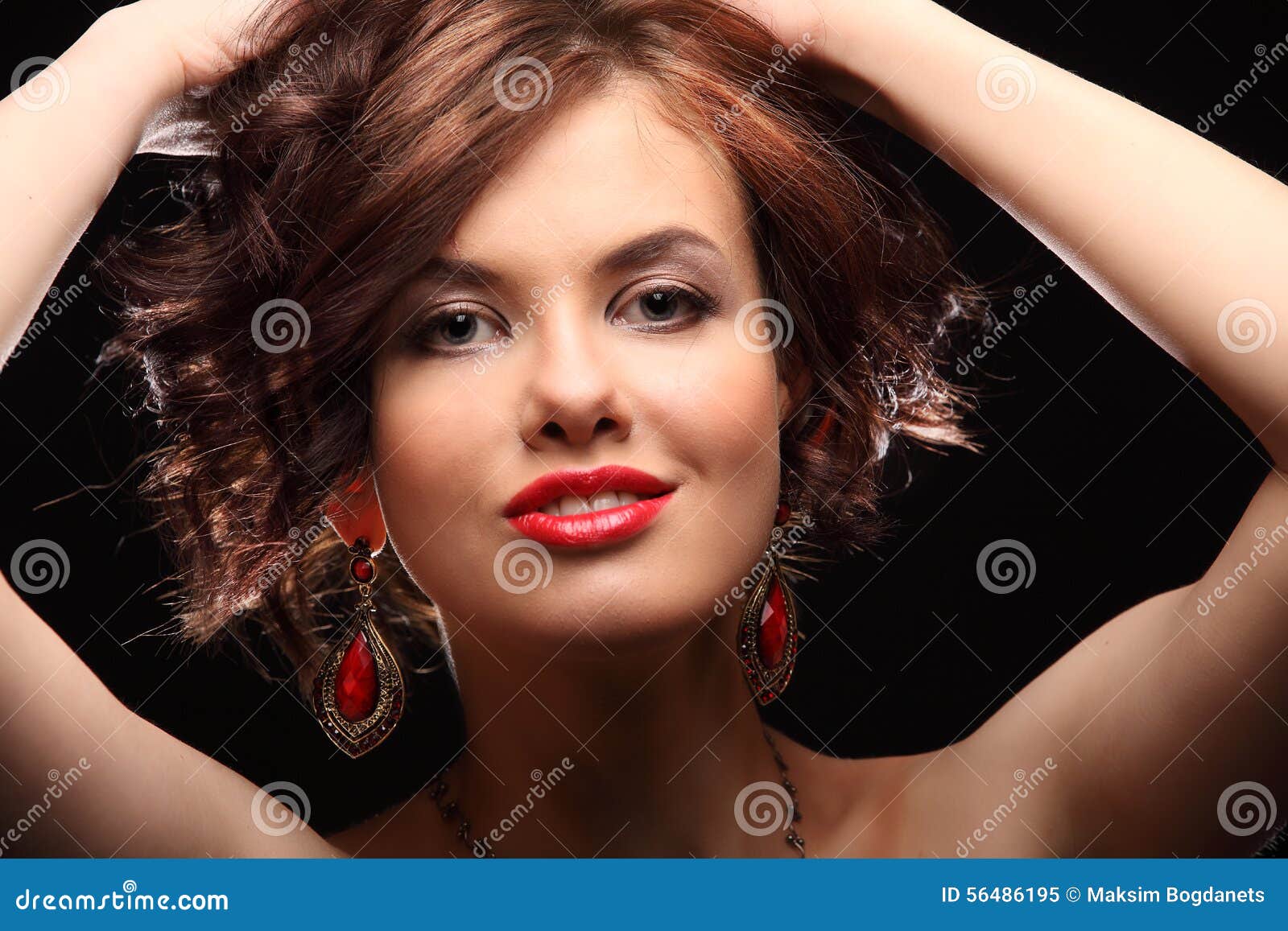 Beautiful Girl with a Scar on Face and Shoulder Stock Image - Image of ...