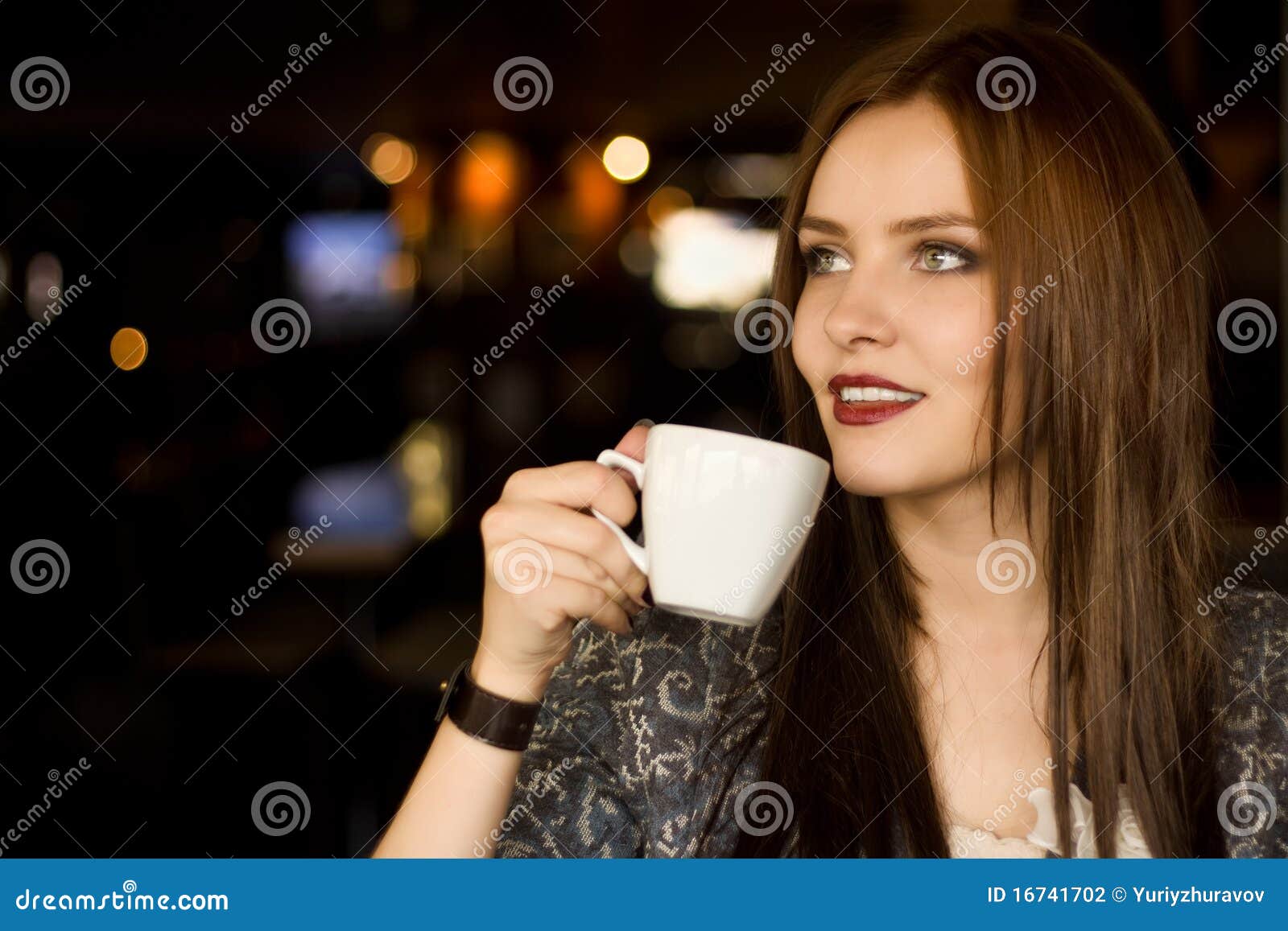 699 Beautiful Young Girl Sipping Coffee Stock Photos - Free & Royalty ...