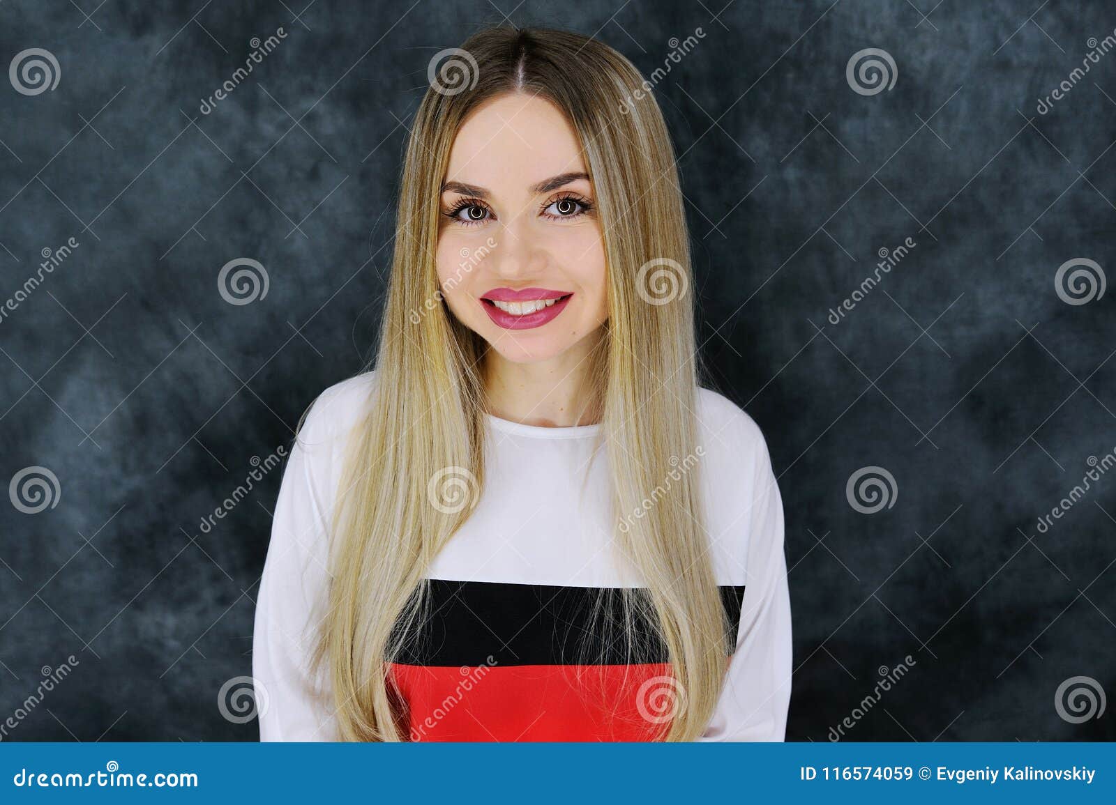 Beautiful Girl Smiling at Camera Stock Image - Image of woman ...