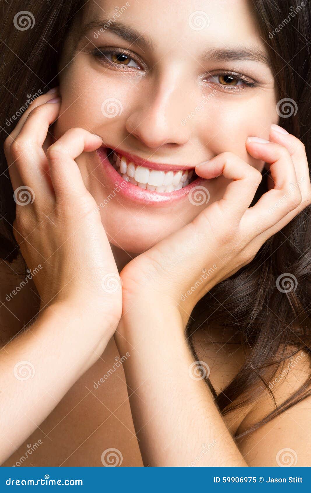 Beautiful Girl Smiling stock image. Image of attractive - 59906975