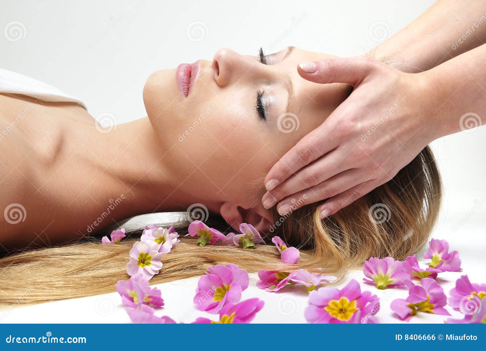 BEAUTIFUL GIRL in SPA stock photo. Image of floral, feminineness - 8406666