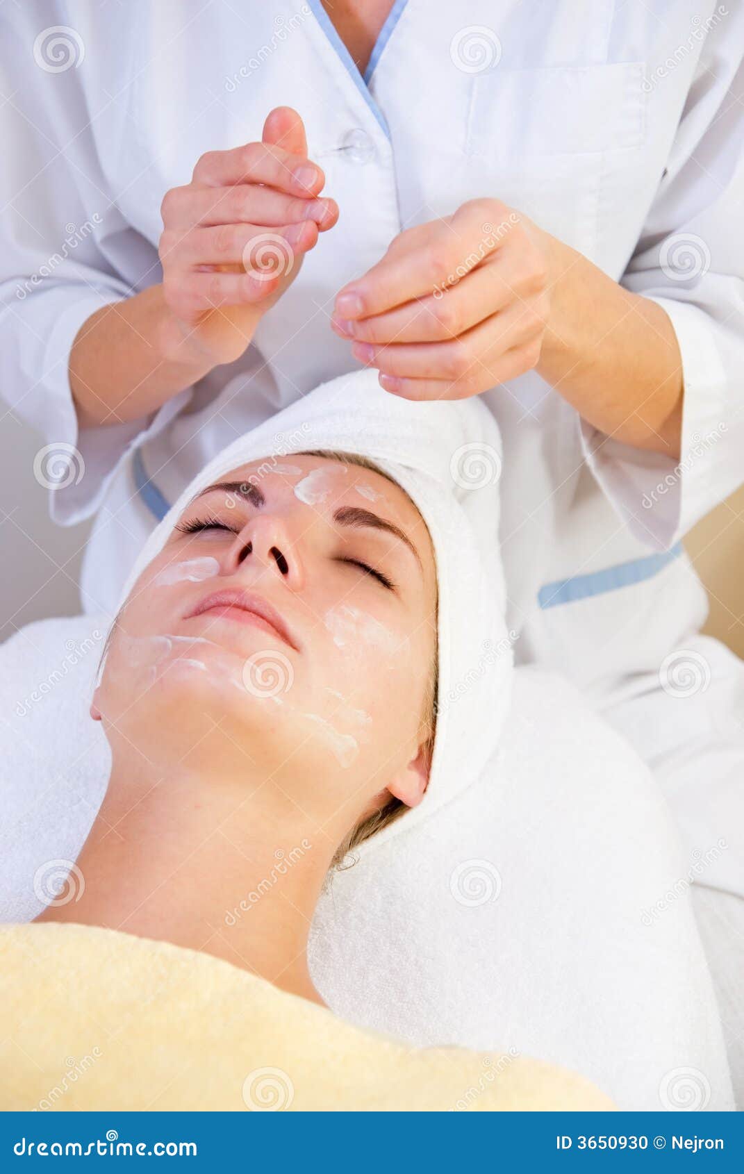 Beautiful Girl in Spa Salon Stock Photo - Image of natural, hands: 3650930