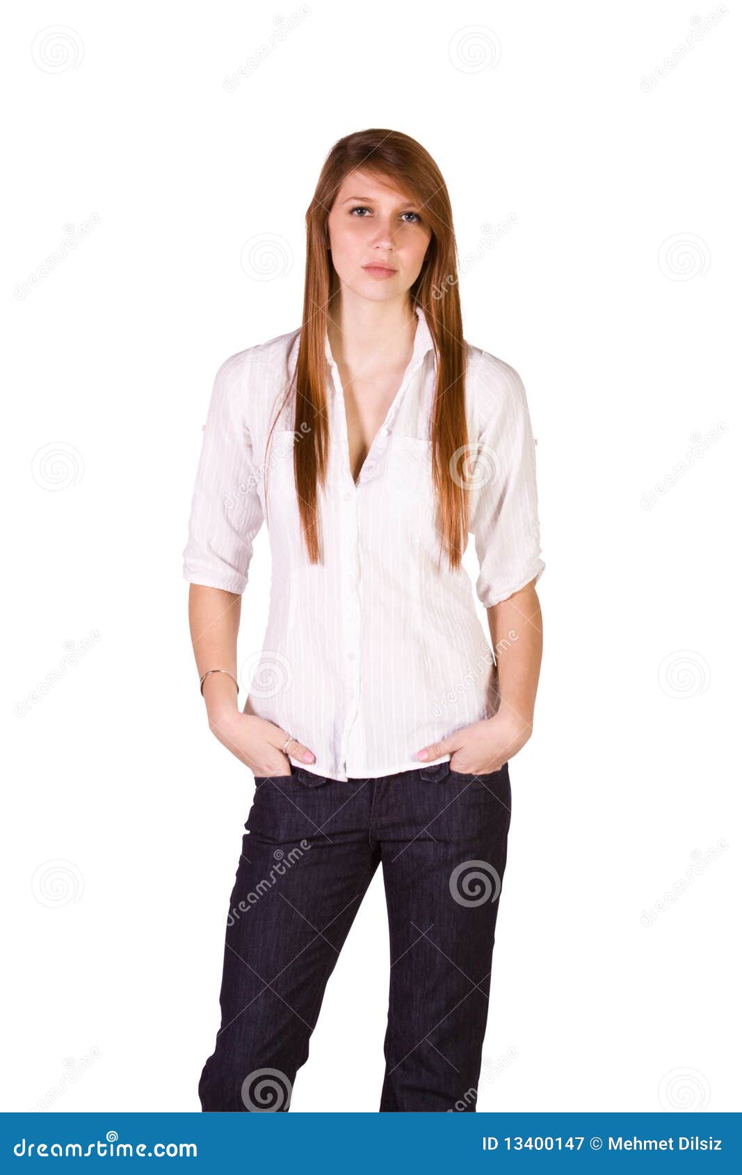 Beautiful Girl Standing Up stock image. Image of dress - 13400147