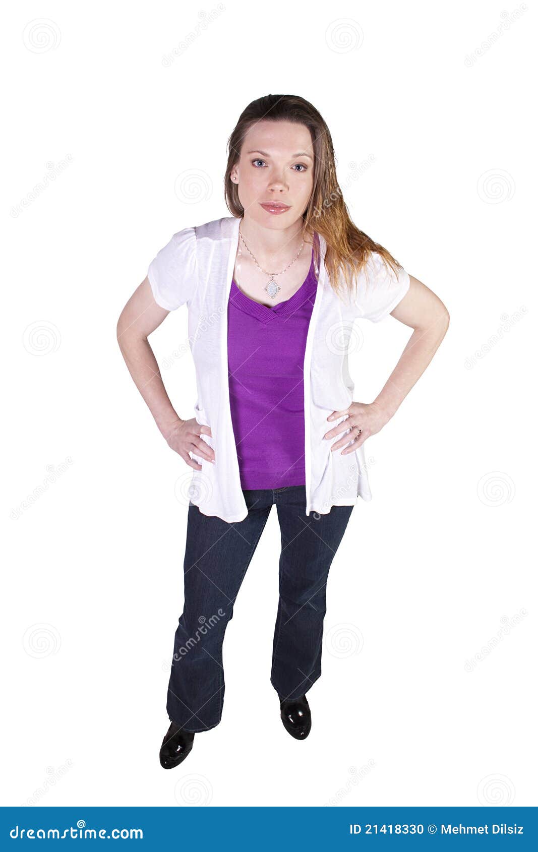 Beautiful Girl Standing Up stock photo. Image of elegant - 21418330