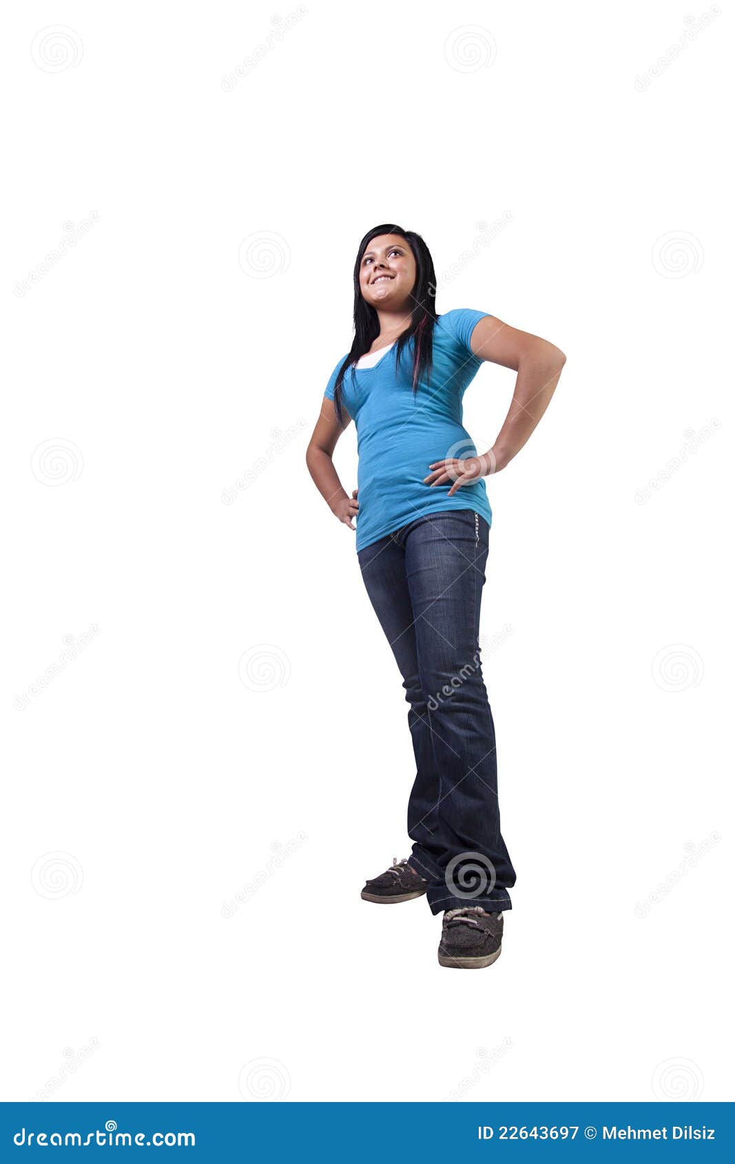 Beautiful Girl Standing Up stock image. Image of casual - 22643697