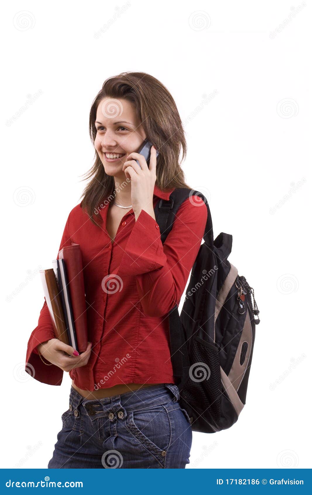 Beautiful girl student stock photo. Image of elegant - 17182186