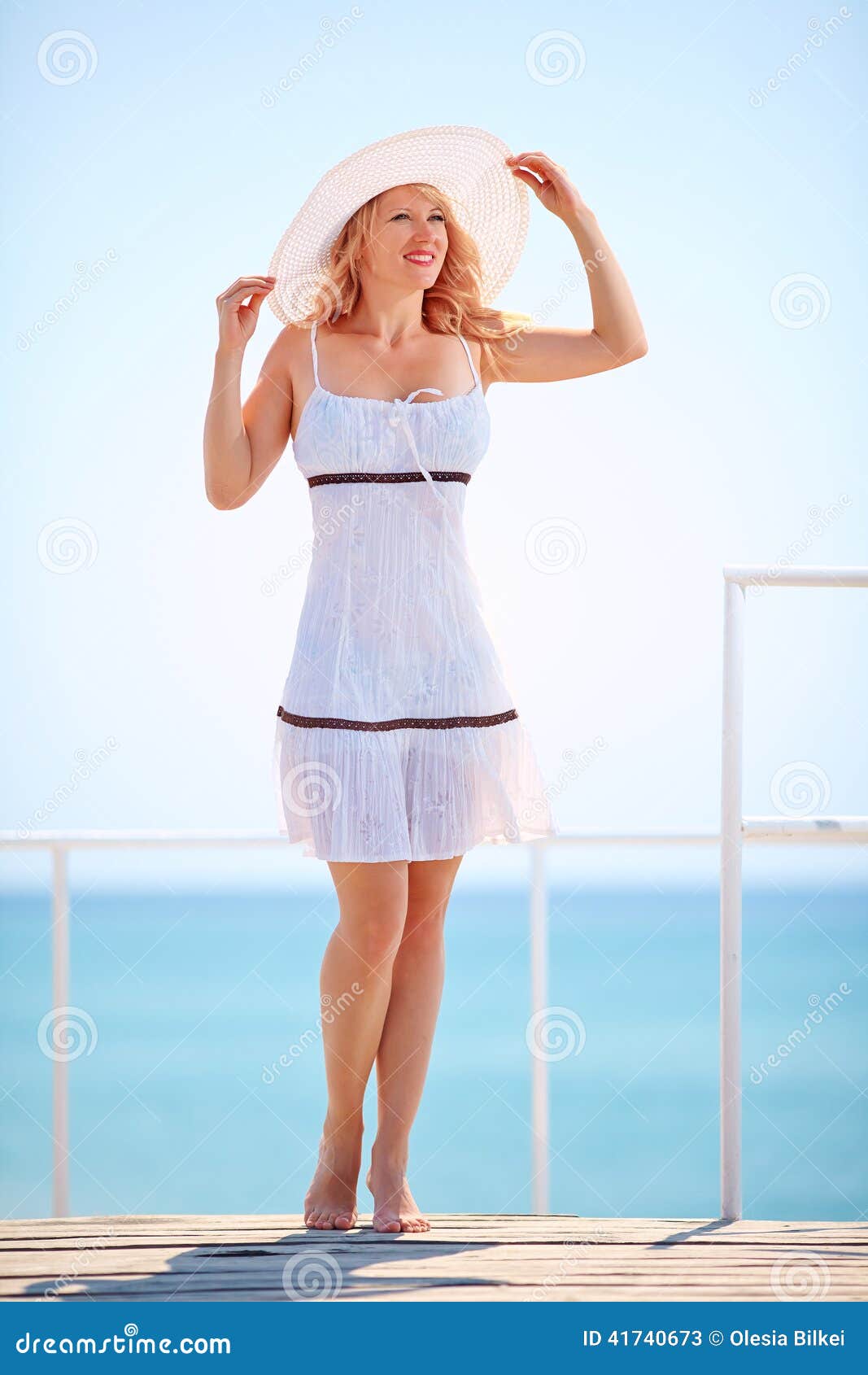 Beautiful Girl on Summer Vacation Stock Image - Image of fashion, model ...