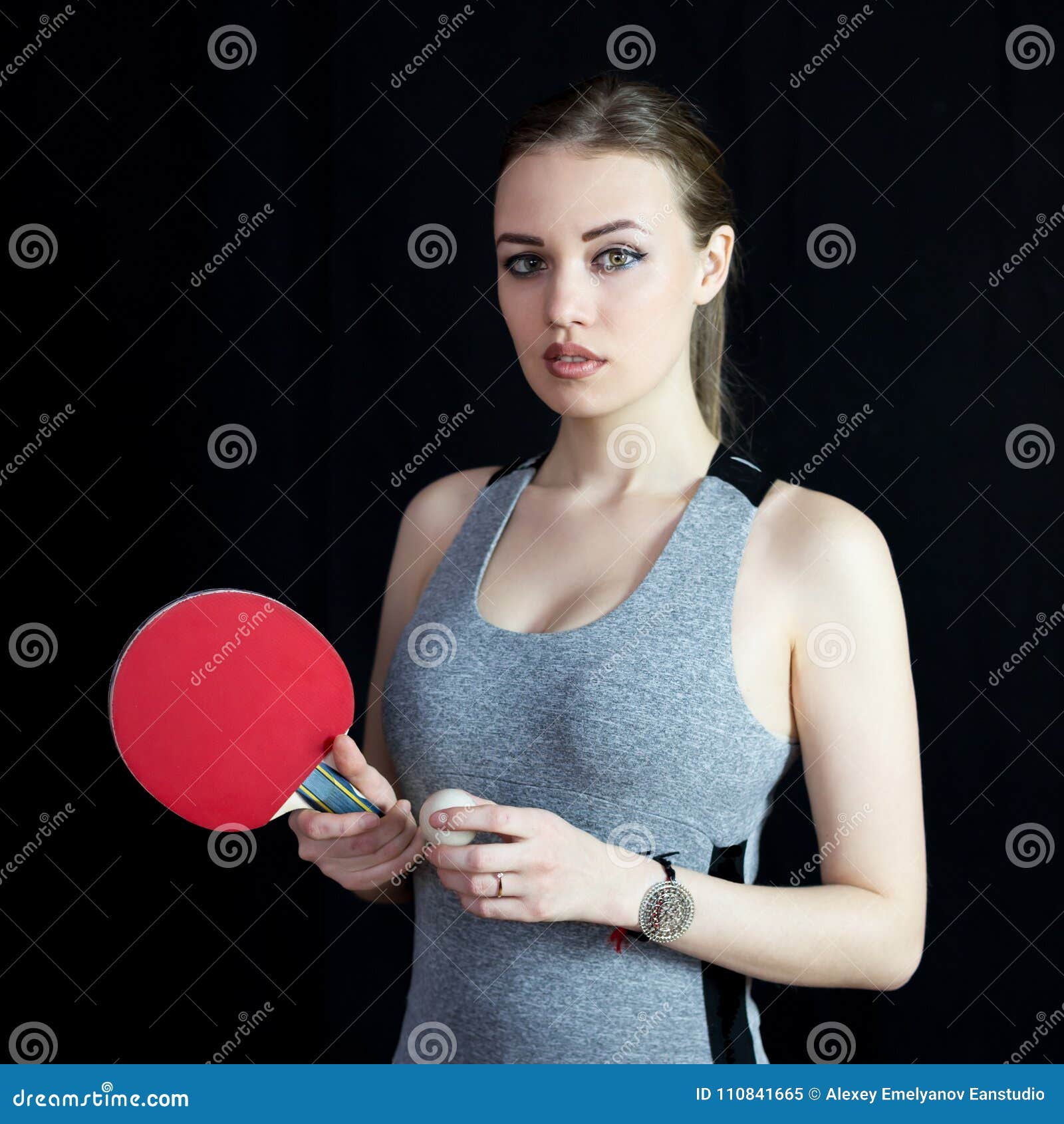 Beautiful Girl with a Tennis Racket and a Ball. Stock Image - Image of ... Beautiful Girl with a Tennis Racket and a Ball. Stock Image - Image of ...