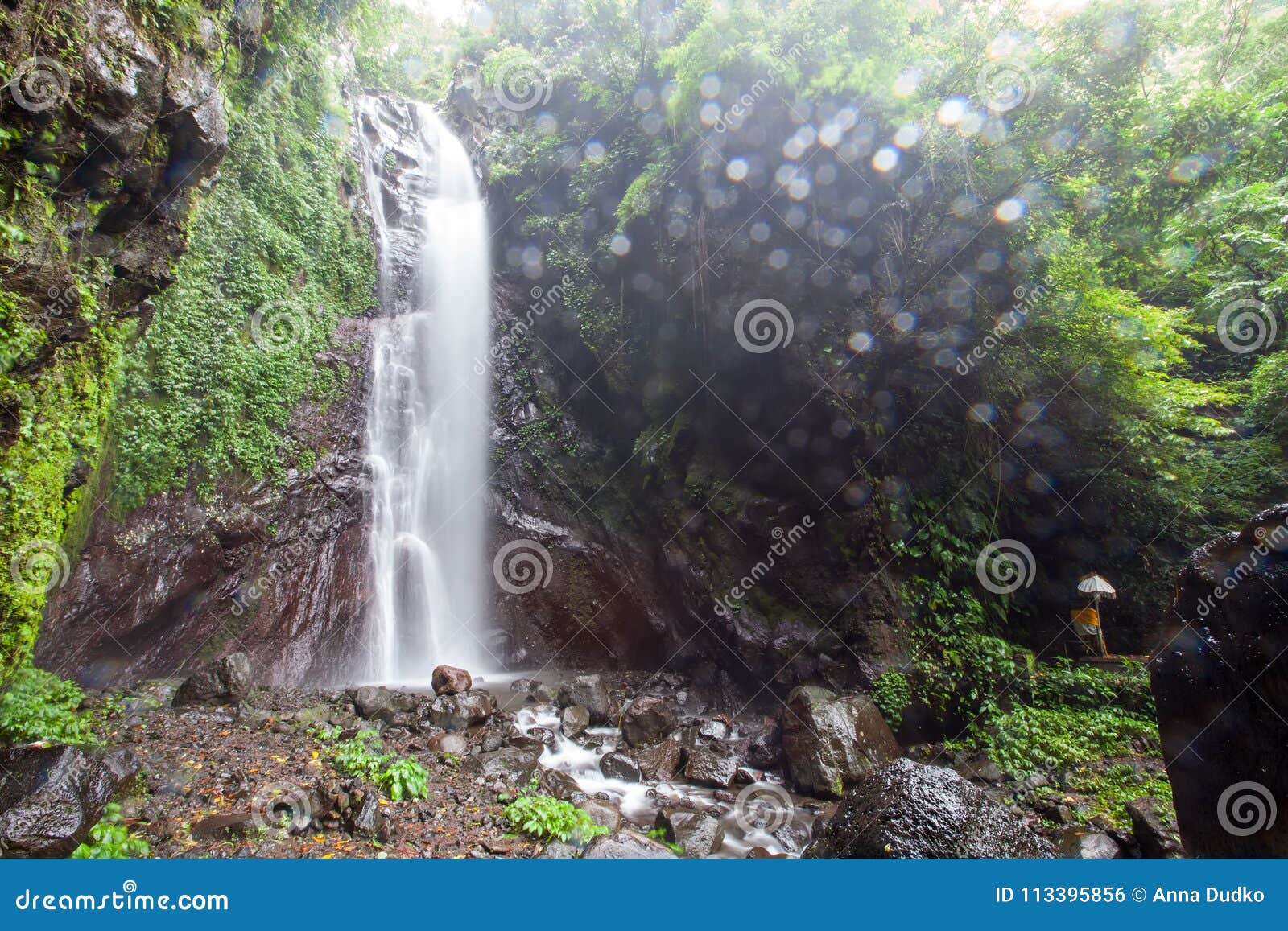 Git-git Waterfall, Bali, Indonesia Stock Photo - Image of relax, stream ...