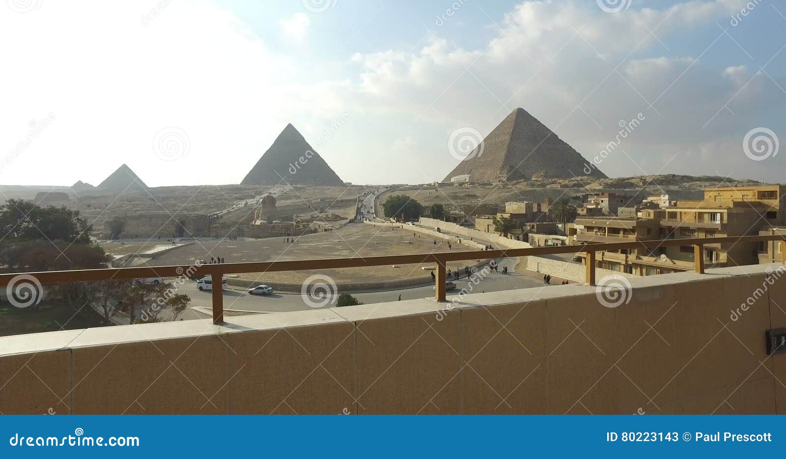 Beautiful Giza Pyramids Complex in Egypt Stock Video - Video of ...